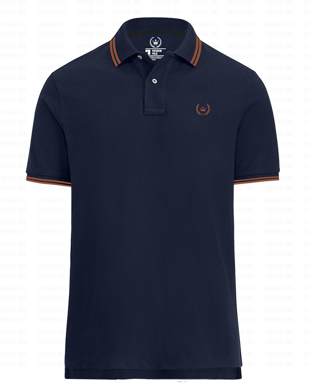 Duke's Navy & Copper Polo – Empire Clothing Club