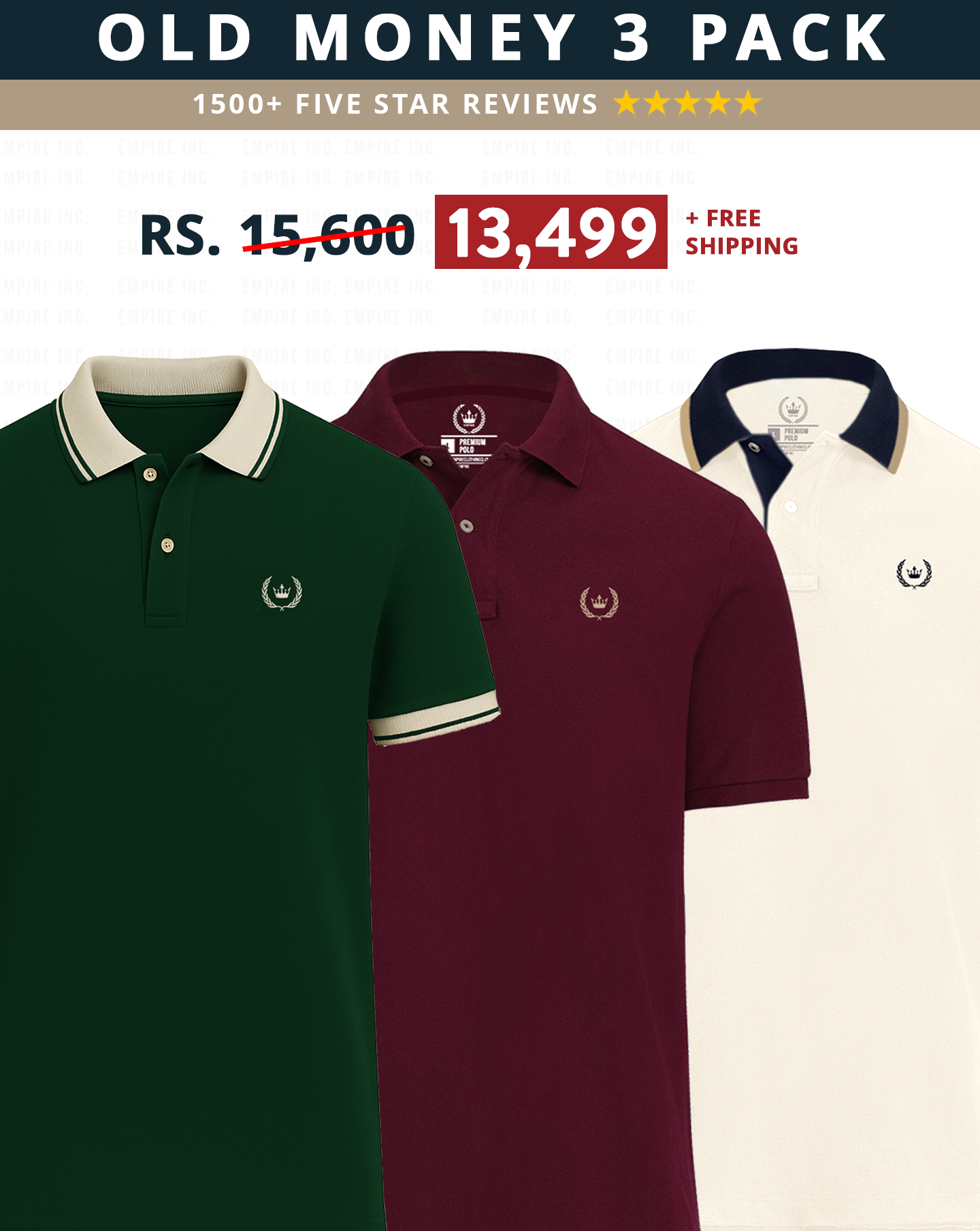 Old Money 3 Pack – Empire Clothing Club